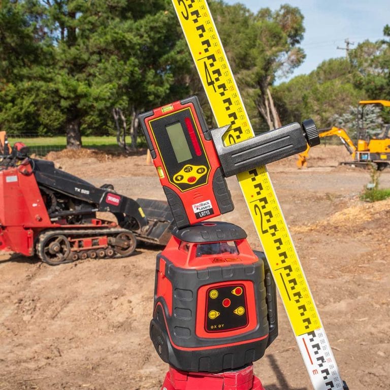Electronic Level Rotary Laser with Receiver (+Tripod/Staff)