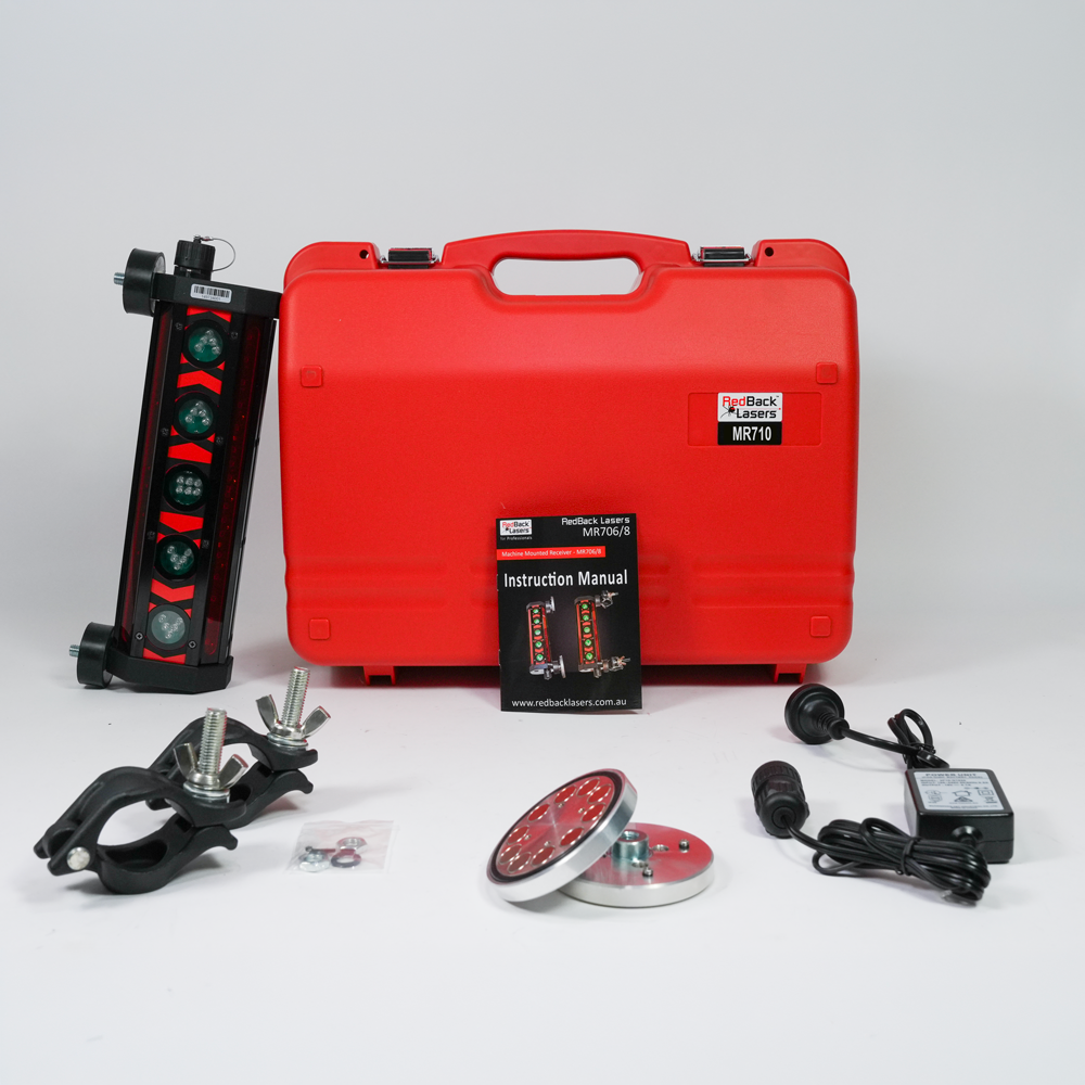 Dual Grade Laser Level w/ Machine Mount Receiver Combo